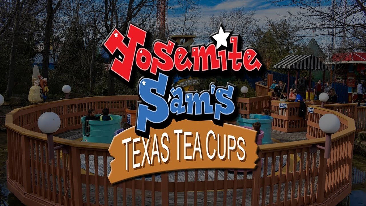 Official Yosemite Sam's Texas Tea Cups POV | Six Flags Over Texas - YouTube