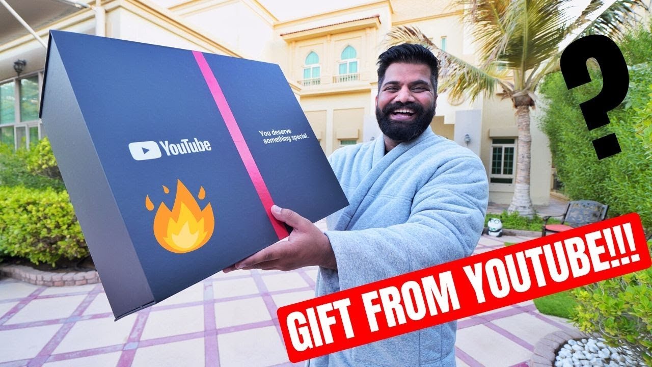 YOUTUBE SENT US A HUGE MYSTERY BOX🔥🔥🔥 - YouTube