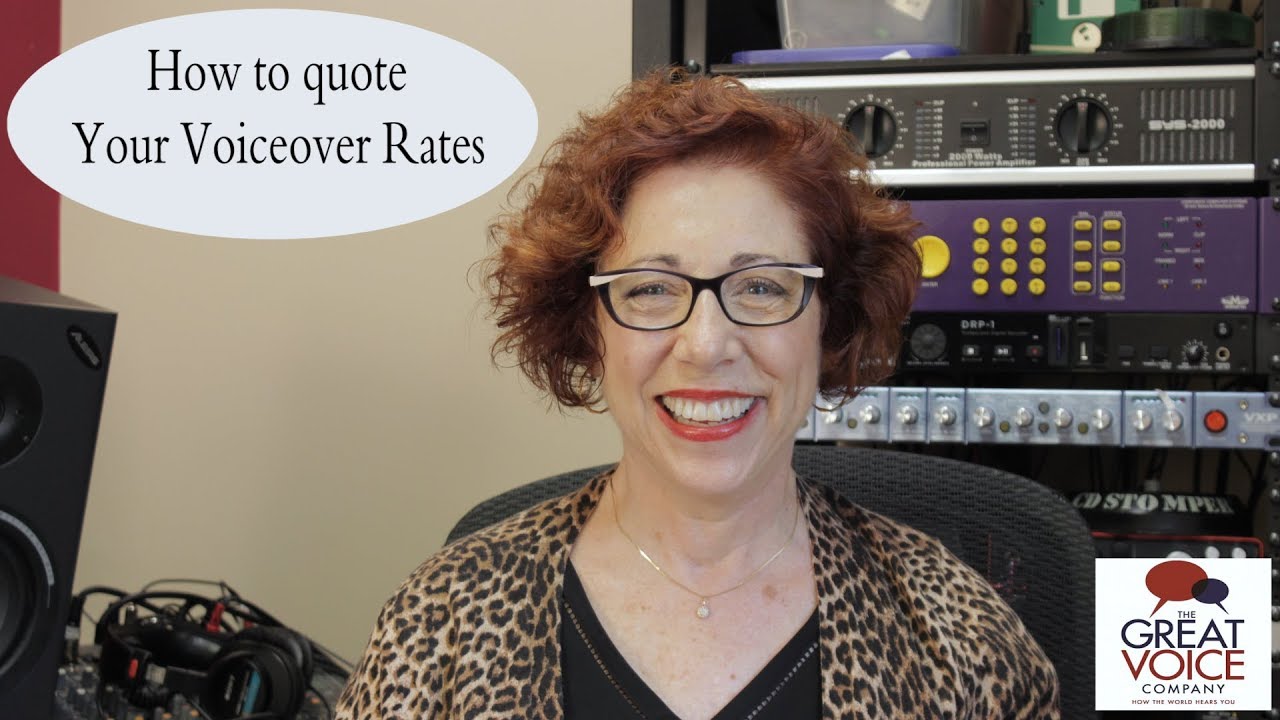How to quote your Voiceover rates - YouTube