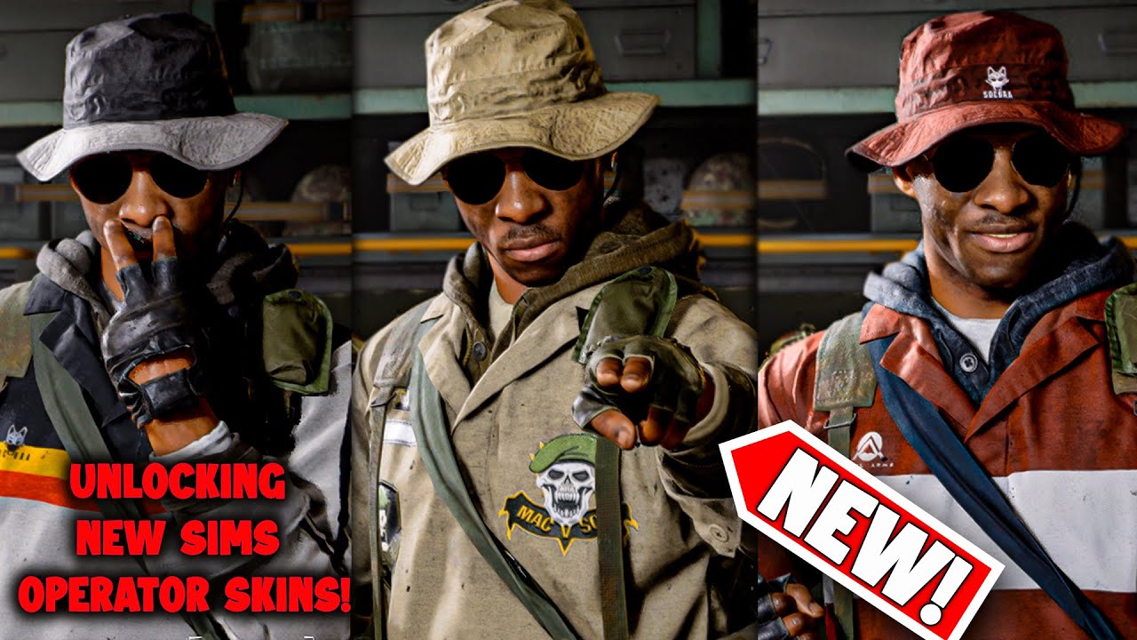 HOW to UNLOCK SIMS SKINS in COD BLACK OPS COLD WAR! HOW to COMPLETE ...