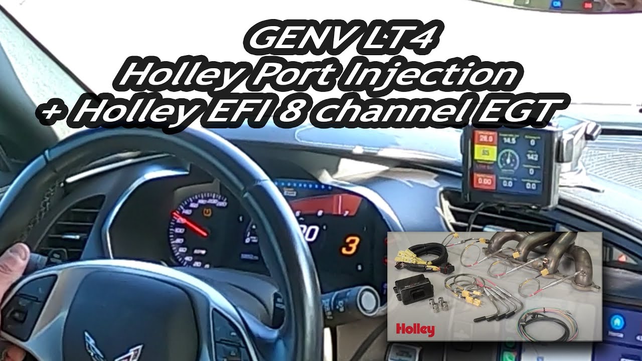 Corvette GenV Z06 Holley EFI Port Injection talk (New EGT System) and a ...