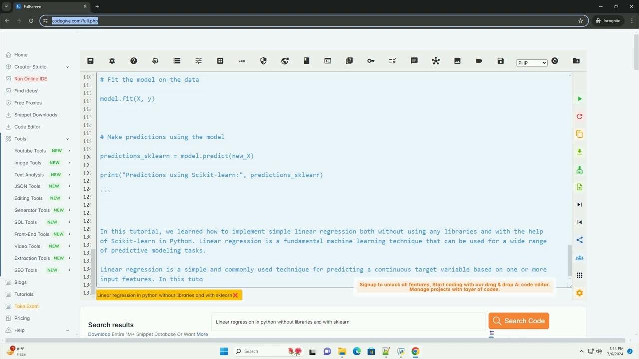Linear Regression In Python Without Libraries And With Sklearn YouTube linear-regression-in-python-without-libraries-and-with-sklearn-youtube