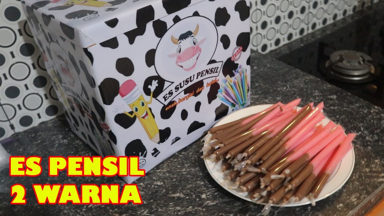 ES PENSIL 2 WARNA BAHAN POP ICE - YouTube