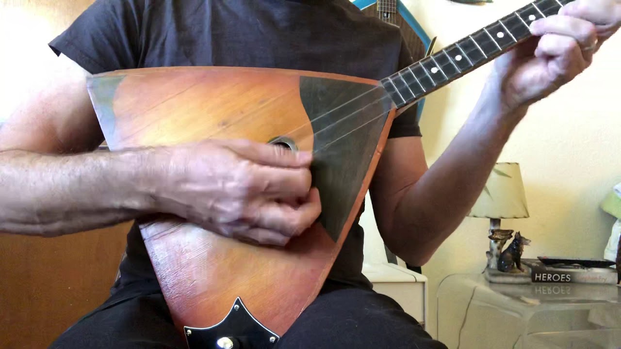 Funky electric balalaika for sale on reverb - YouTube