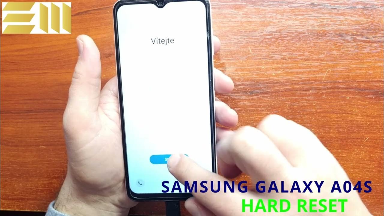 SAMSUNG GALAXY (A04) A04S HARD RESET - YouTube