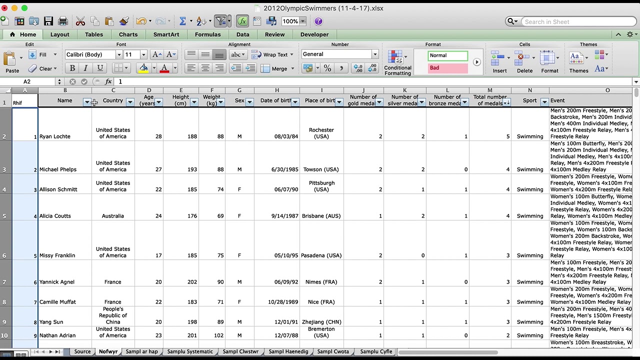 2 2 1 Excel - Samplu Systematic - YouTube