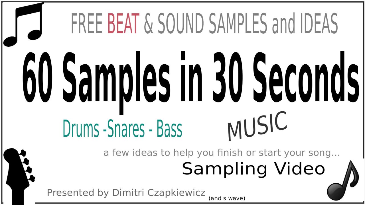 FREE BEAT SAMPLES & ideas... making music... - YouTube