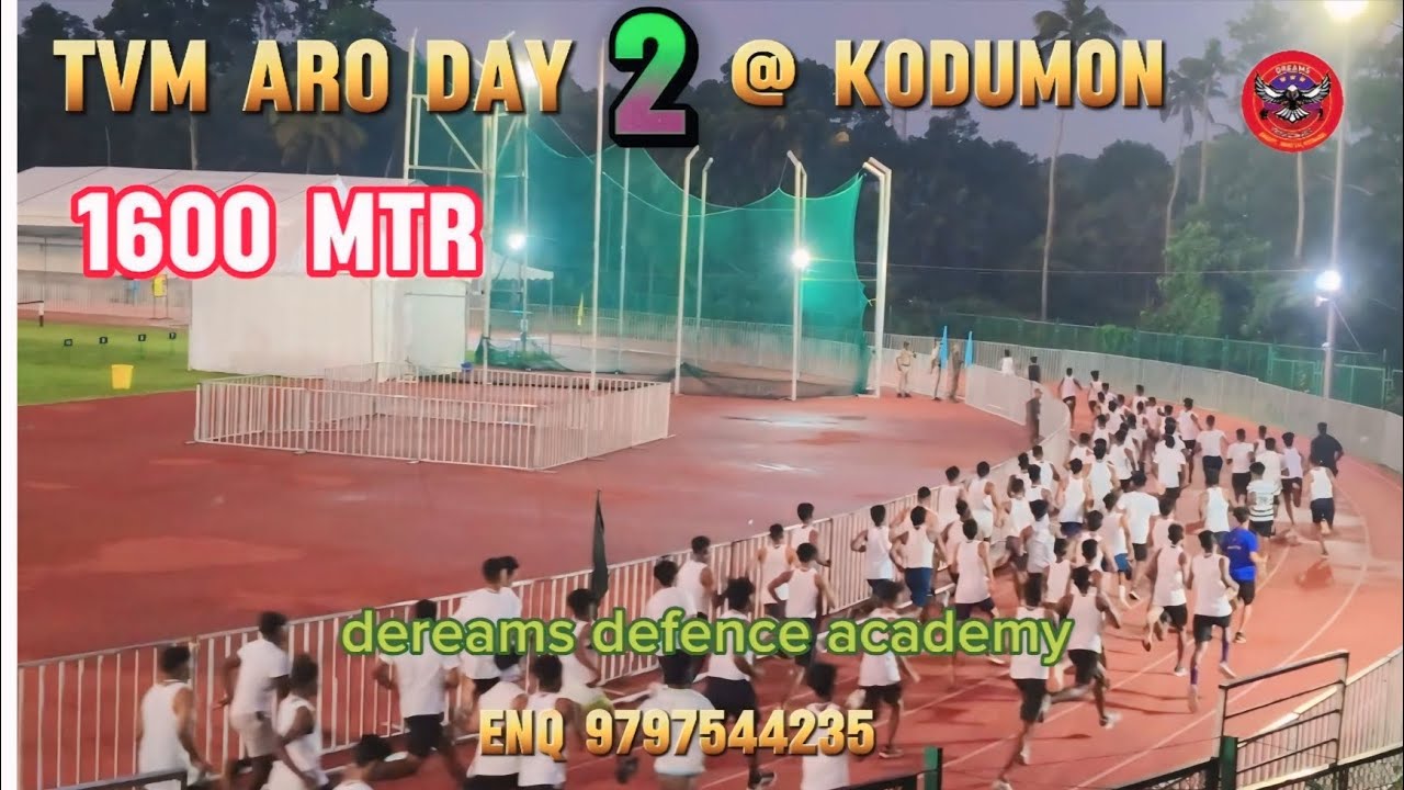 1600 MTR RUN / INDIAN ARMY DAY 2 @TVM ARO #youtubevideo #kollam # ...