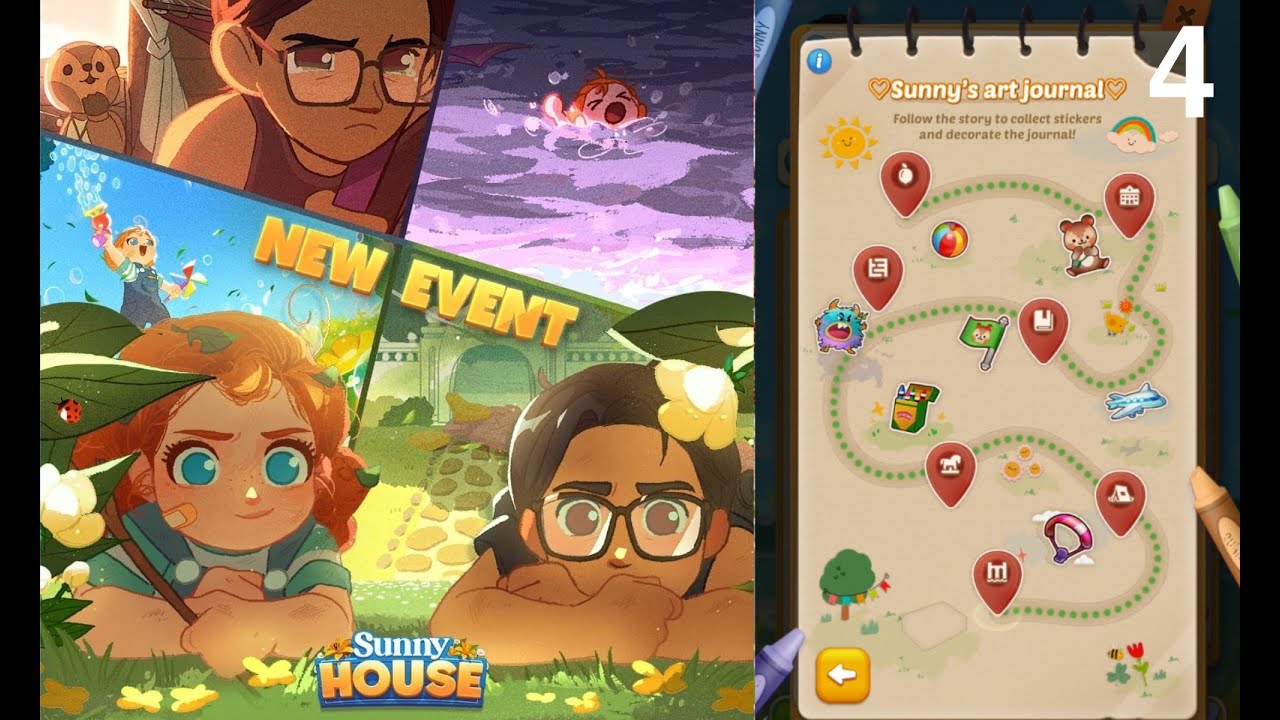 Merge Manor Sunny House | On A Bright Sunny Day🧡 NEW EVENT🧡💛🧡Part 4 ...