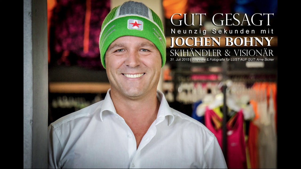 GUT GESAGT | Neunzig Sekunden mit Jochen Bohny - YouTube