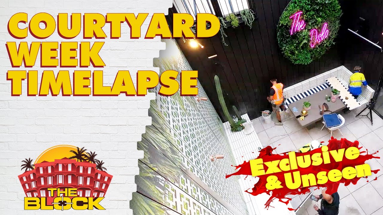 How every team's courtyard came together | The Block 2019 - YouTube
