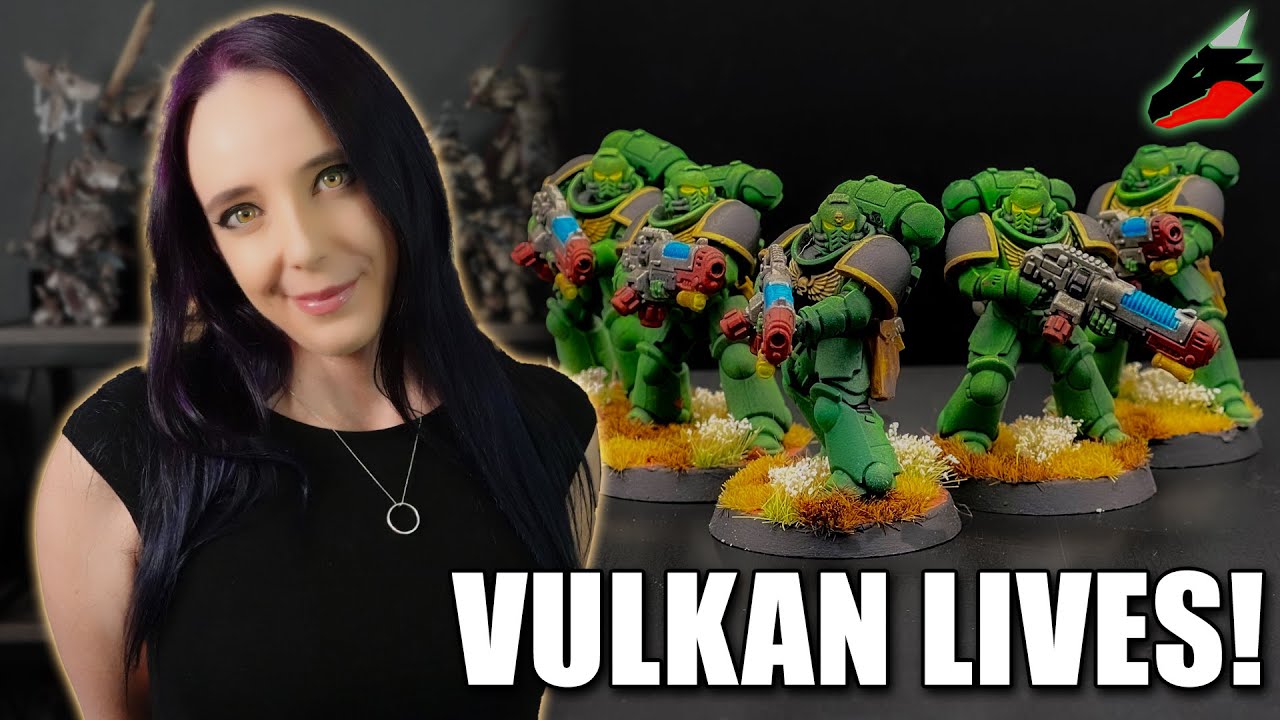 Salamander Space Marines Chapter Painting Tutorial | Warhammer 40k ...