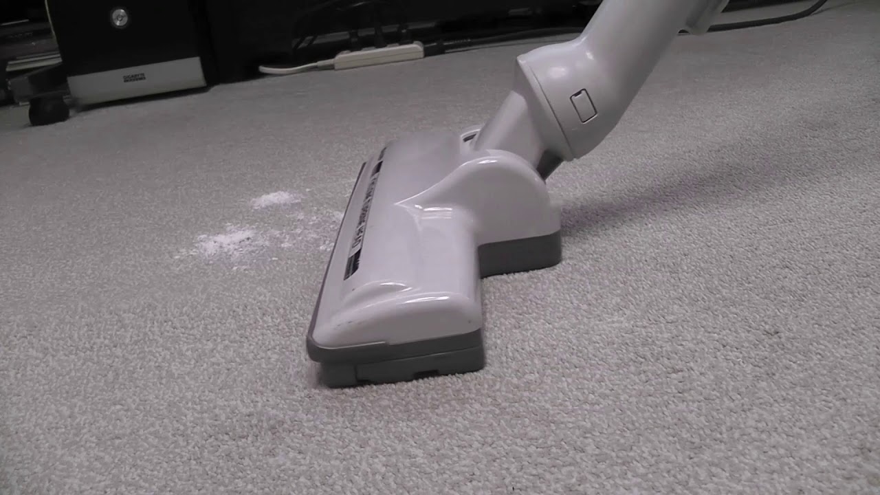 シャープ 掃除機 EC-CT12 じゅうたんでの吸引力 - YouTube