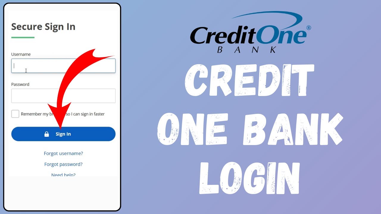 Credit One Bank Login 2024 | How to Sign In Credit One Bank - YouTube