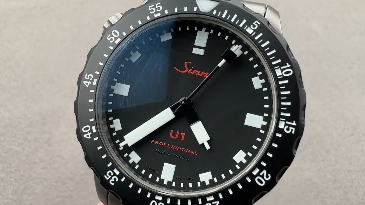 Sinn U1 Professional Luxury Watch Review - YouTube