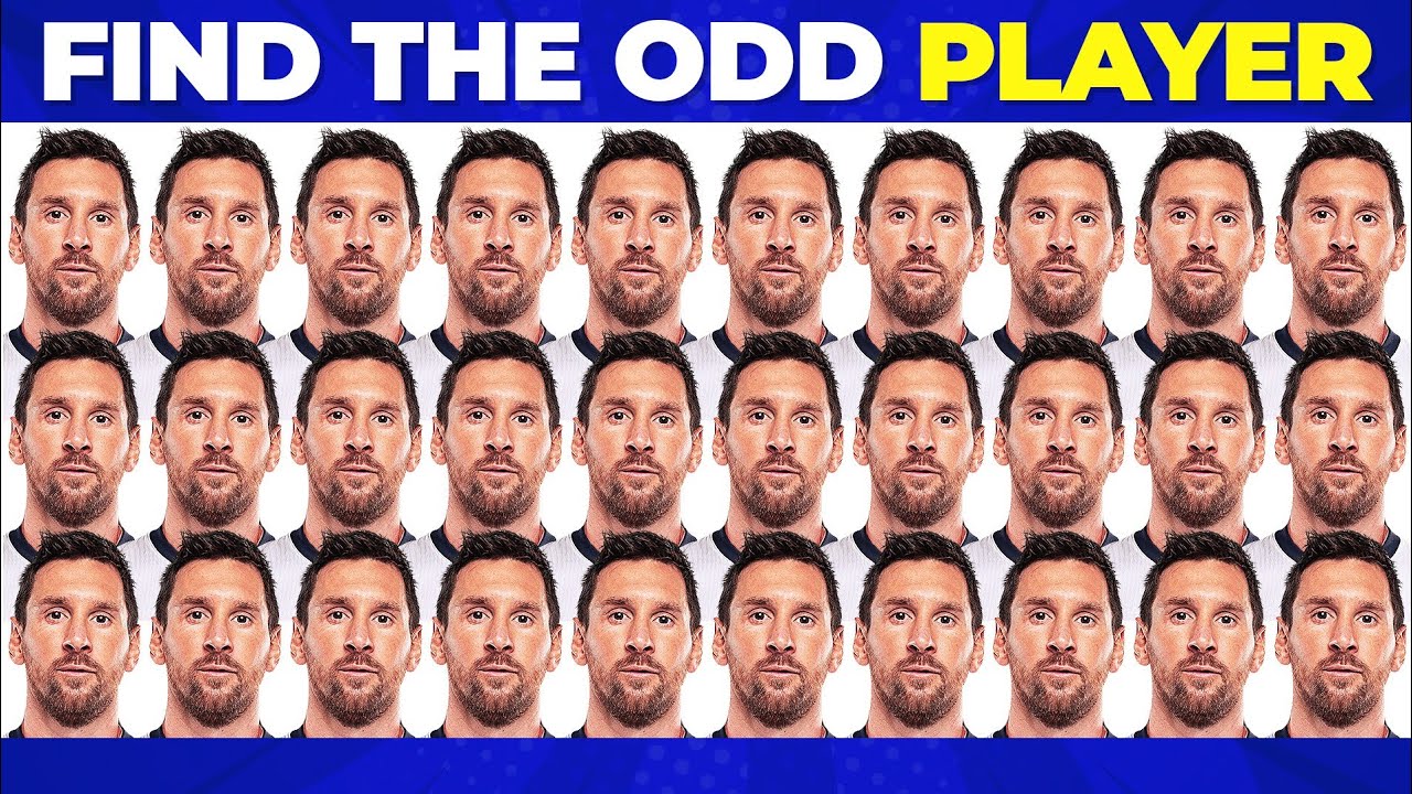 Find odd one out 🔎 Only 1% Can Find Messi , Ronaldo , Yamal ...