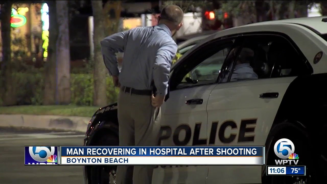 Man shot in Boynton Beach Wednesday evening - YouTube