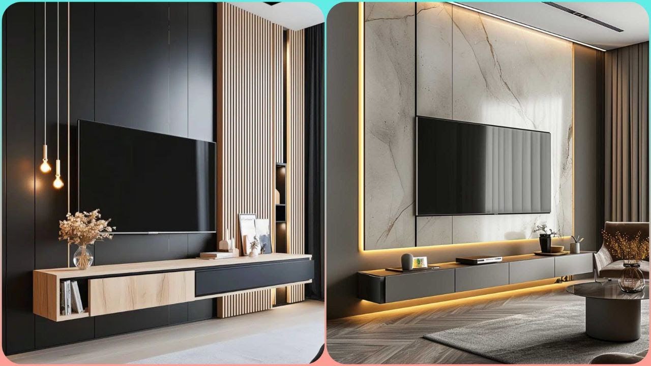 100 Top TV Wall Unit Design Ideas 2025 | Stylish TV Cabinet Design | TV ...