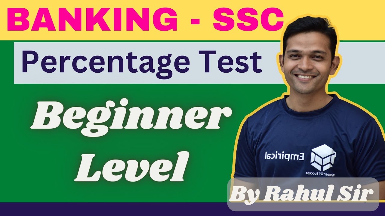 Percentage Test For Beginners ll Percentage Test Analysis ll Percentage ...