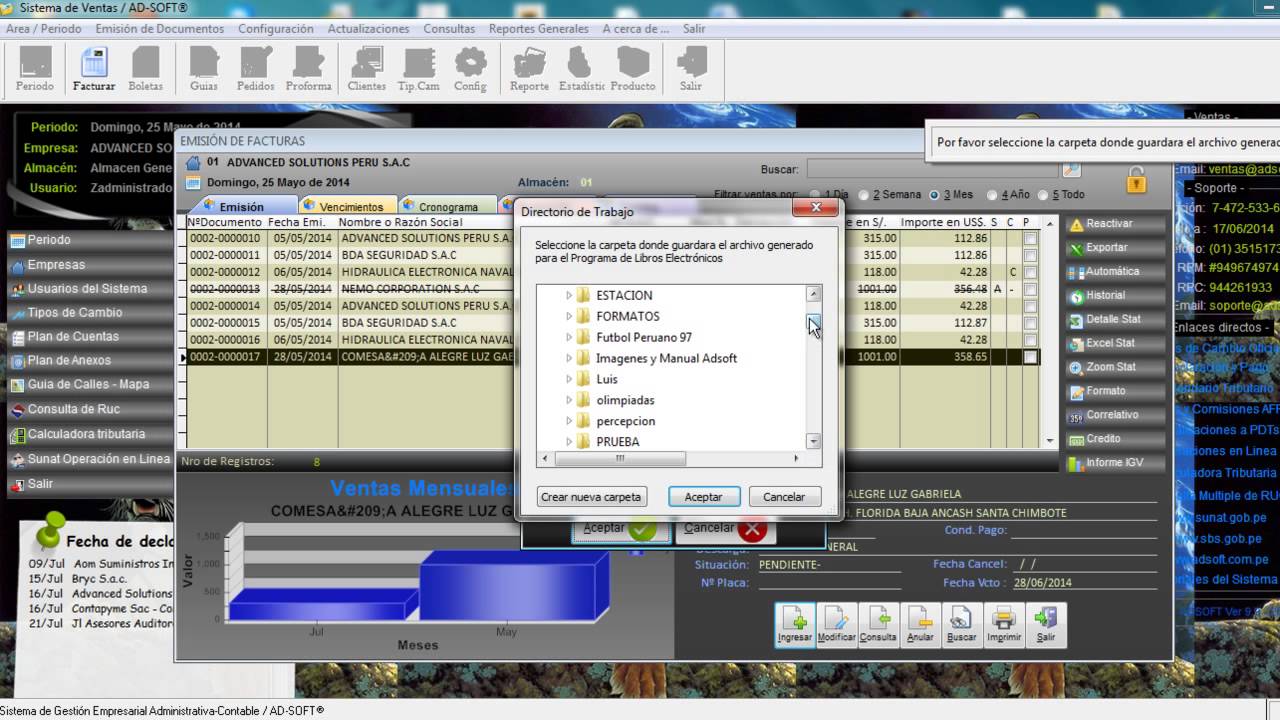 Enviar Registro de Ventas al PLE ADSOFT - YouTube