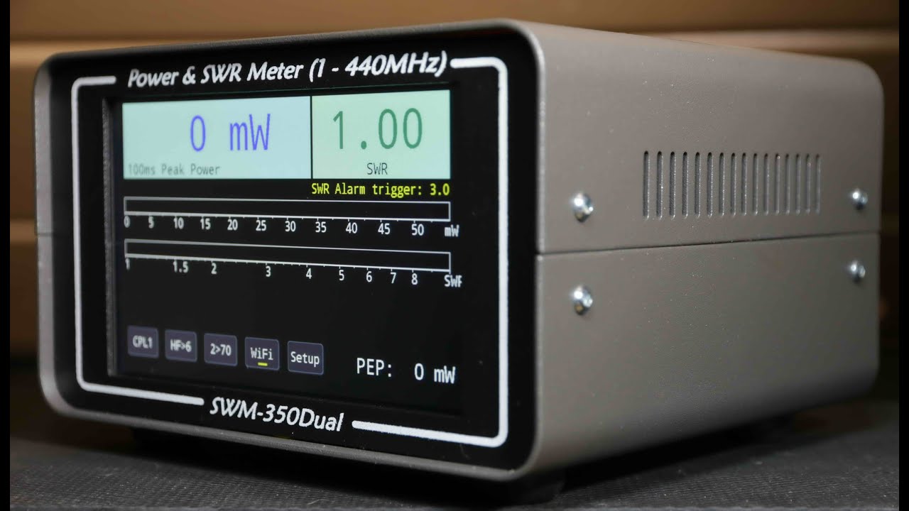Review of SWM-350Dual Power meter by DD1HV Victor - YouTube