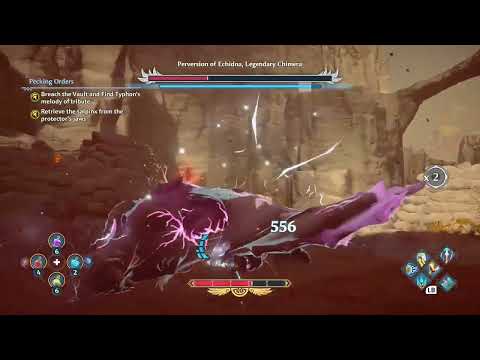 Immortals Fenyx Rising - Legendary Chimera Fight (Hard mode) - YouTube