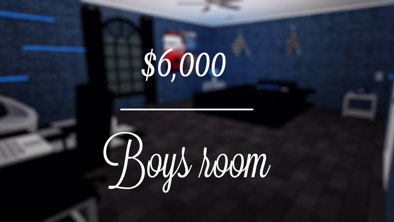 6k Boys Room Roblox Bloxburg - YouTube