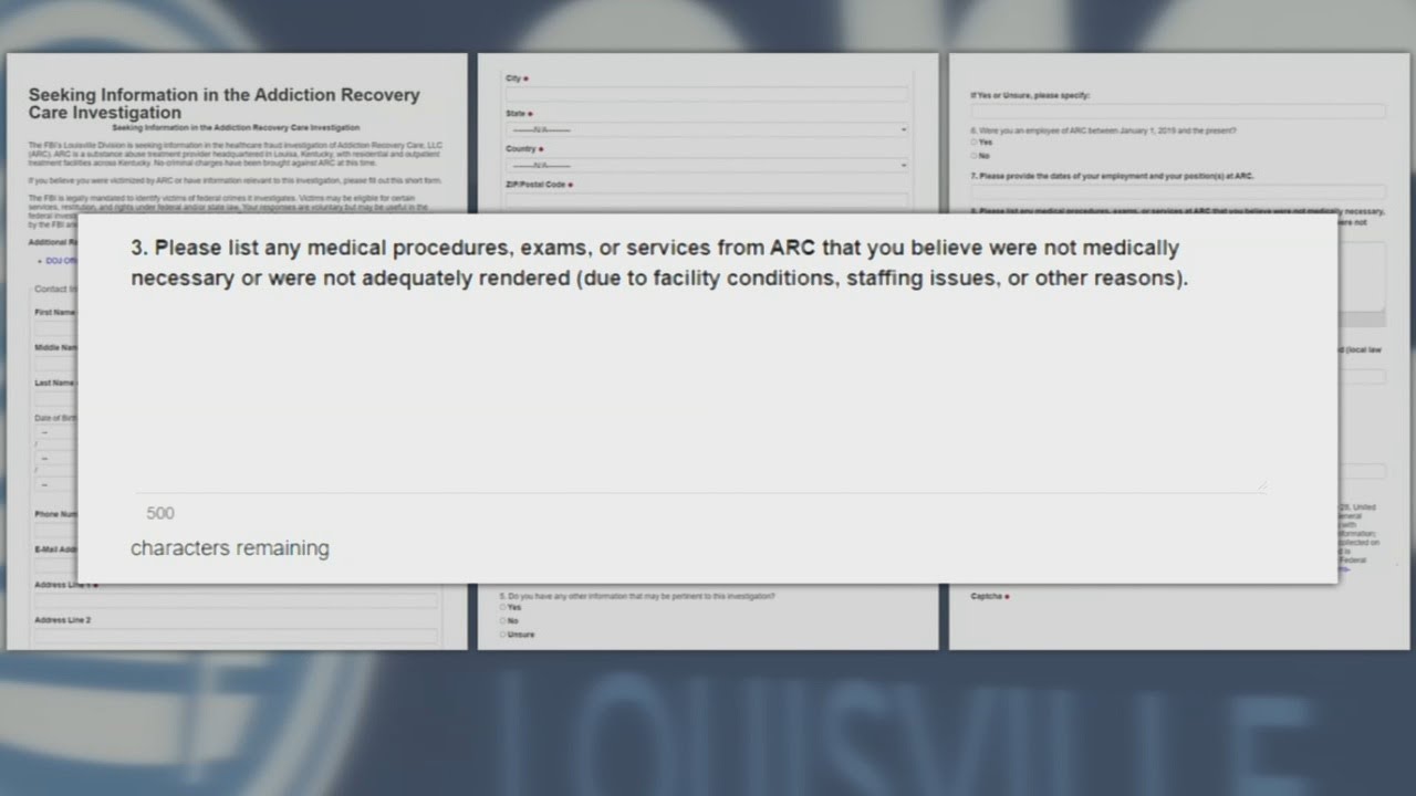 FBI investigating Addiction Recovery Care, LLC in Kentucky for ...