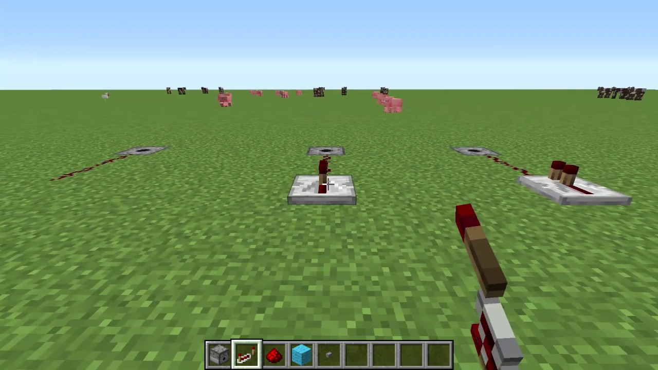 How to build a basic redstone machine in minecraft 1.15 - YouTube