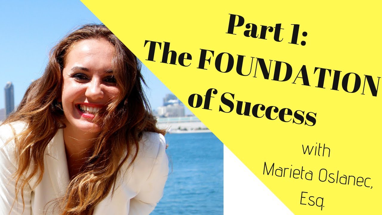 The Foundation of Your Success - Part 1 - YouTube