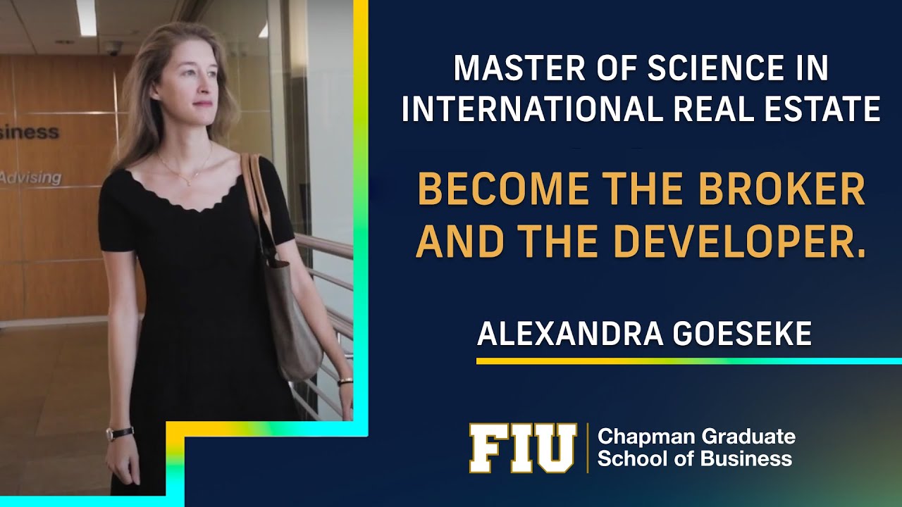 Become the broker and the developer. Alexandra Goeseke tells us her ...