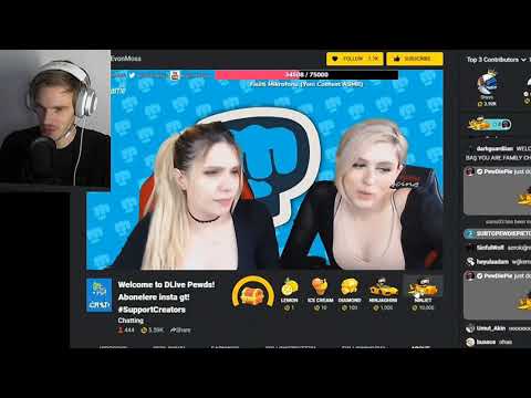 Pewdiepie Evonmoss'a Ninjet Fırlatıyor Evonmoss da Bitch Lasagna Söylüyor