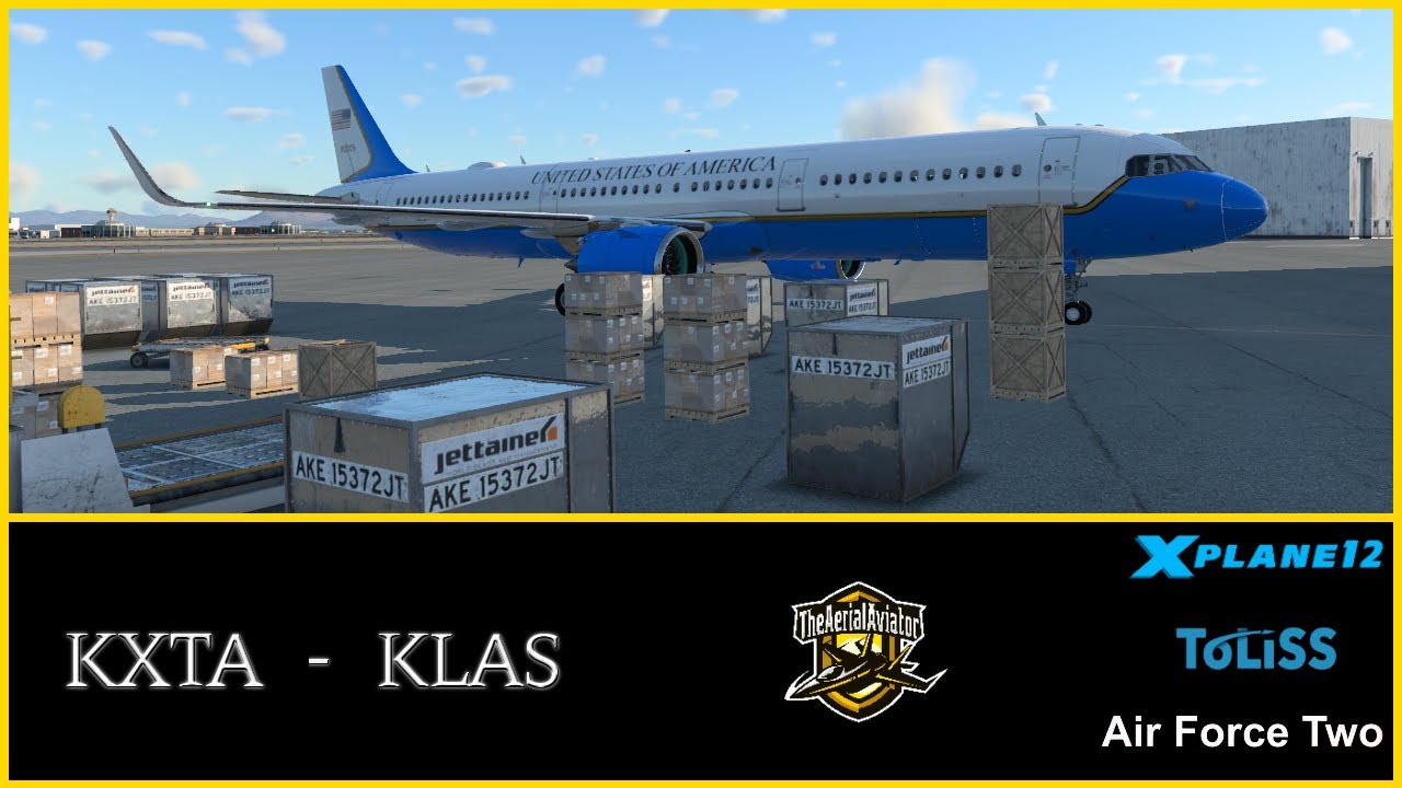 X-Plane 12 | RC2 | New freeware scenery KXTA Part 2 | KXTA to KLAS ...