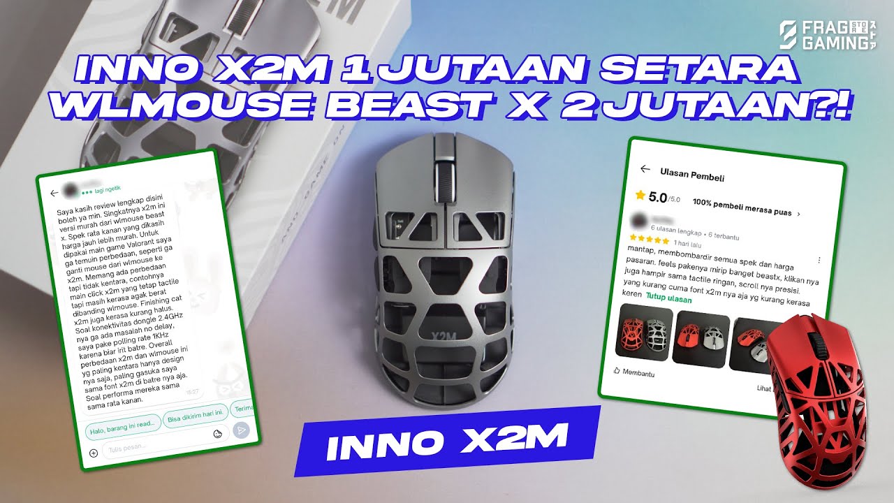 VORTEX BIKIN MOUSE SETARA WLMOUSE BEAST X CUMAN 1 JUTAAN! Vortexseries ...