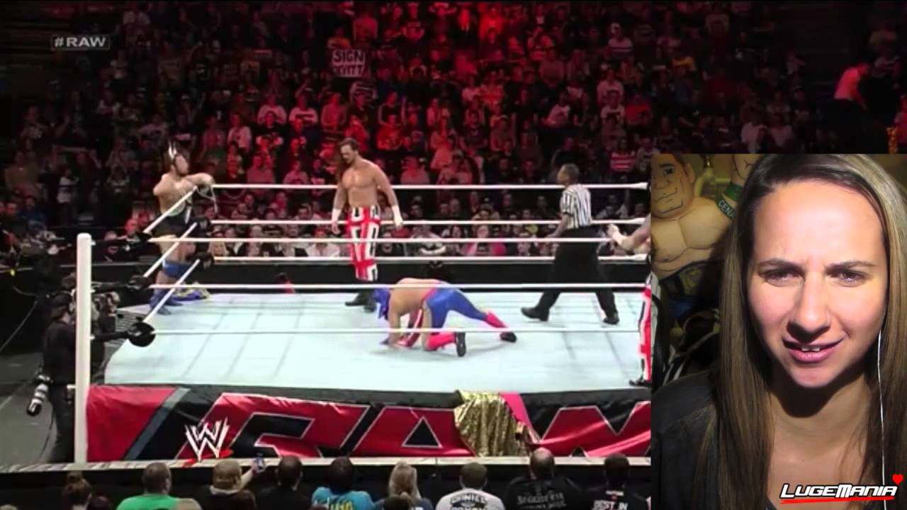 WWE Raw 11/11/13 Union Jacks 3MB vs Los Matordores/Santino Live ...