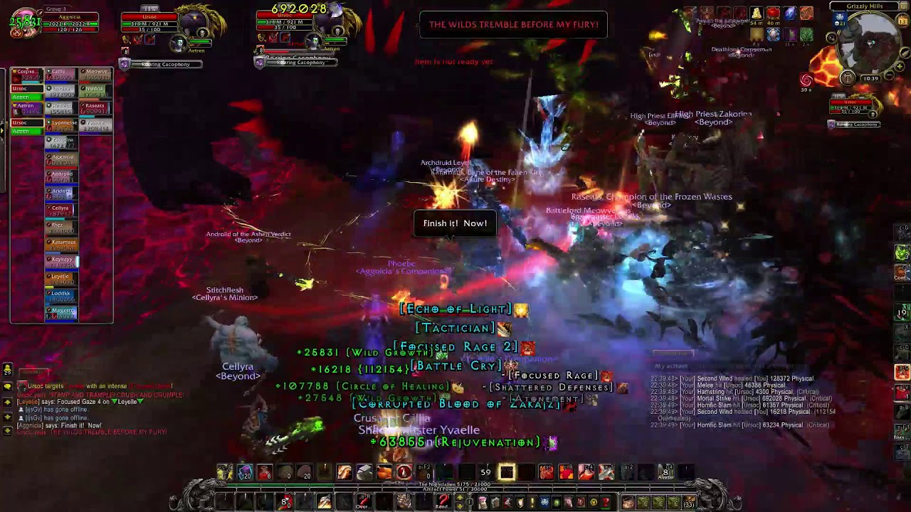 WoW: Legion - Ursoc (Heroic), The Emerald Nightmare - YouTube