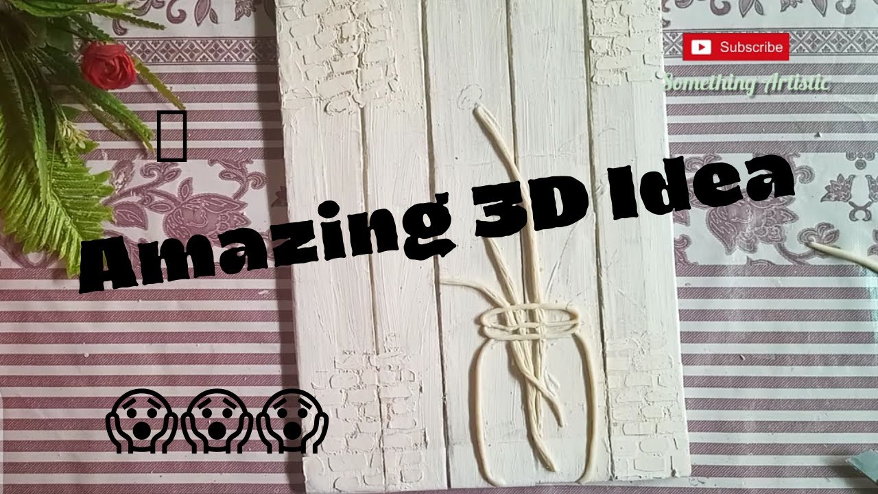 DIY 3d Clay Mural Art 3d Canvas Painting paint 3d wall Hanging With diy-3d-clay-mural-art-3d-canvas-painting-paint-3d-wall-hanging-with