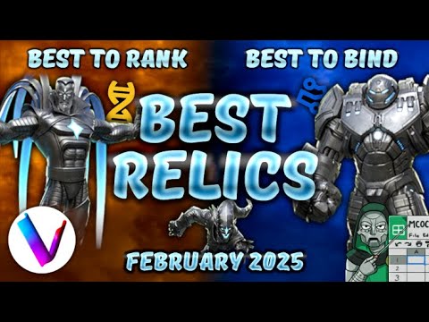 The Best Relic Tier List & Resource in MCoC - Tech & Mutant - Vega's ...