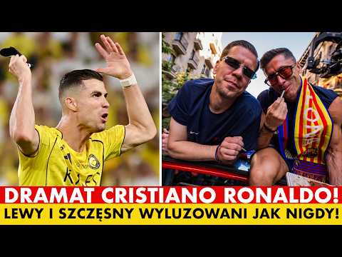 DRAMAT CRISTIANO RONALDO! LEWANDOWSKI I SZCZĘSNY WYLUZOWANI JAK NIGDY! FLORENTINO PEREZ DYMI W REALU