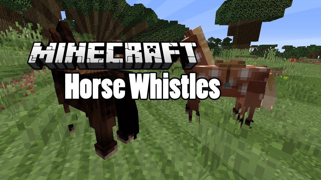 Horse Whistles In Vanilla Minecraft - YouTube