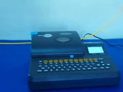 Biovin S700E Printing Heat Shrink Tube - YouTube