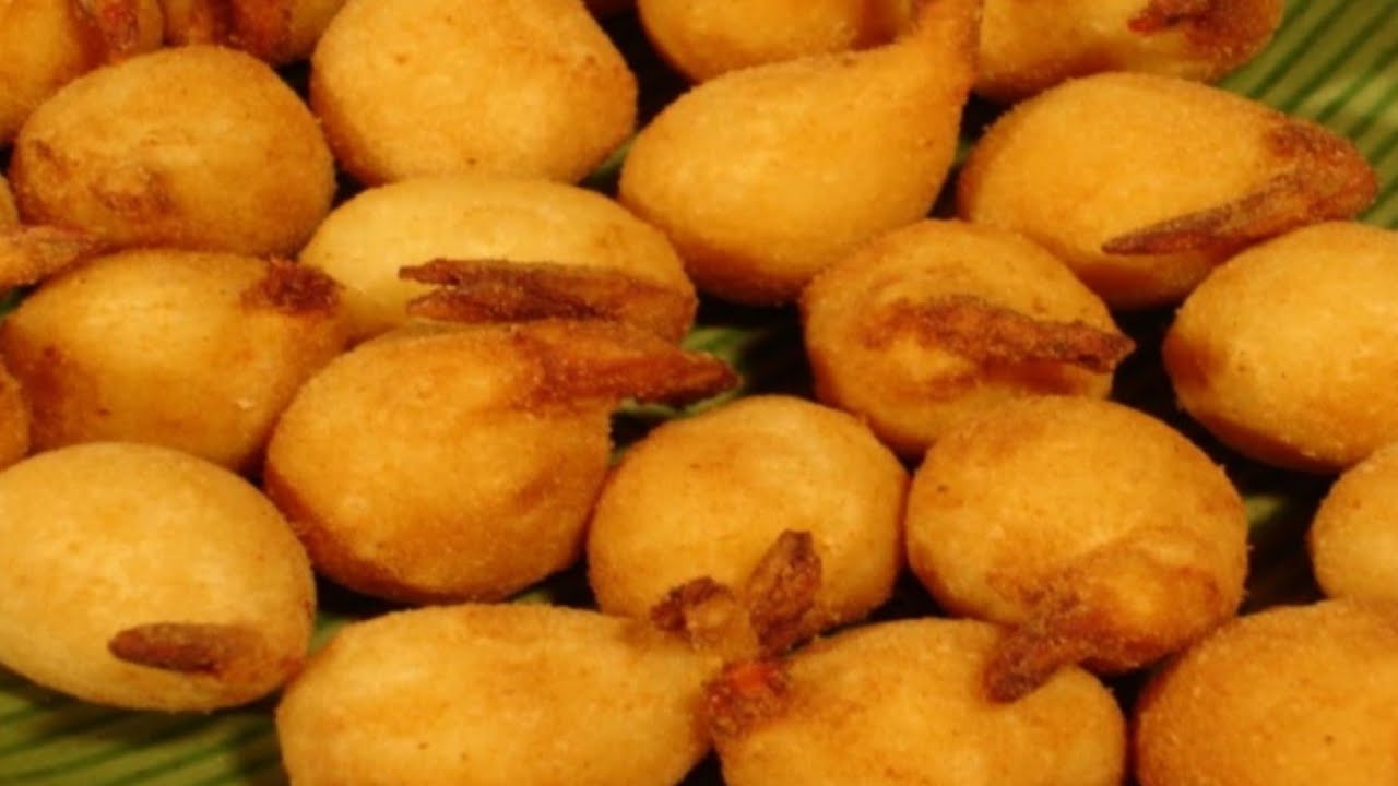 CAMARÃO CAPOTADO /SALGADOS FRITOS - YouTube