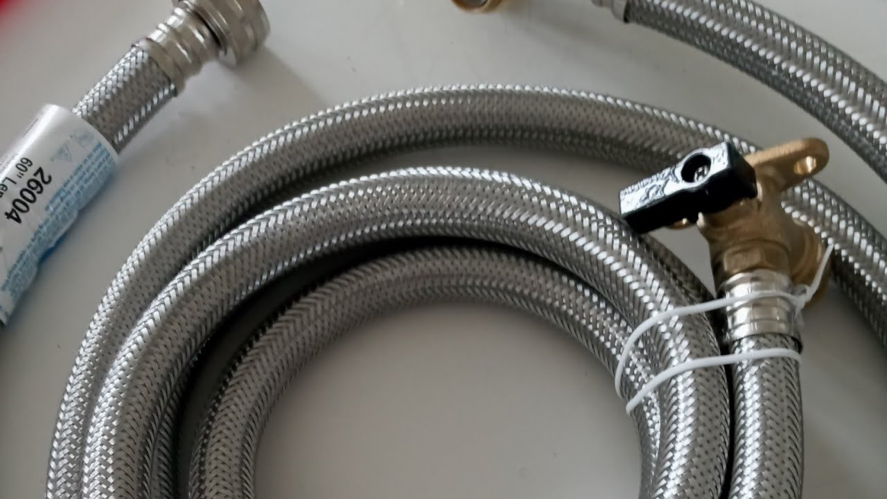 Shark bite washer hoses - YouTube