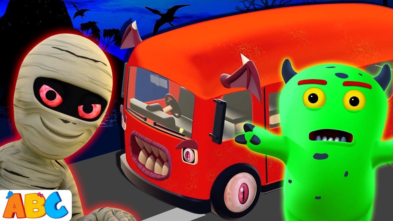 🚌Spooky Wheels On the Bus with the Monster👹 | Bus Ride For Kids | Scary ...