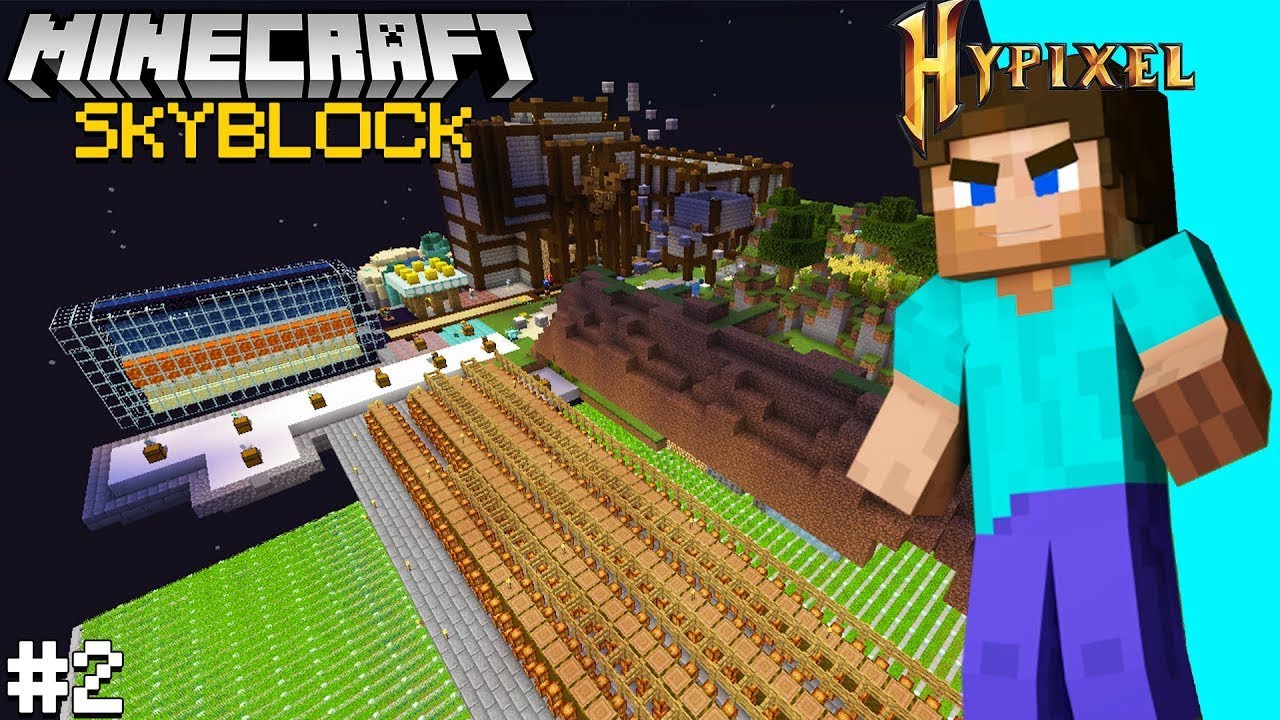 Visiting My New Hypixel Friends Island In Minecraft Sky Block ...