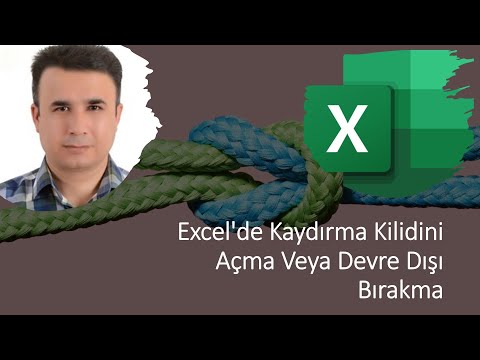 Excel'de Kaydırma Kilidini Açma Veya Devre Dışı Bırakma #excel #exceltips #exceleğitimleri