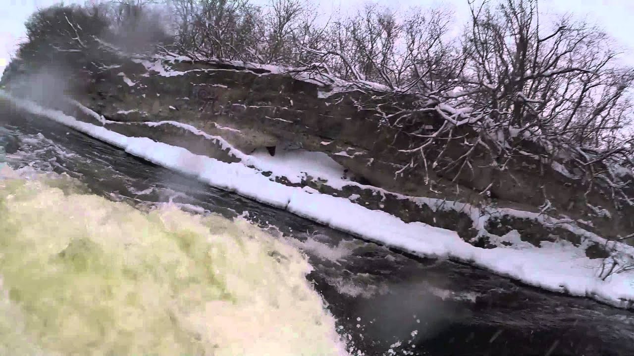 Deschênes Rapids, December 11, 2014 - YouTube