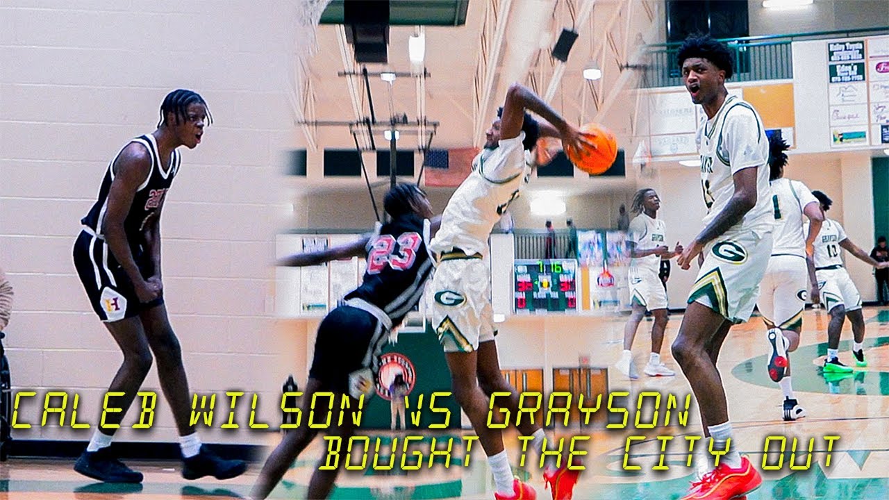 Caleb Wilson LOCKED IN THEN DROPS #30ball vs #1 Grayson... CRAZY BUZZER ...