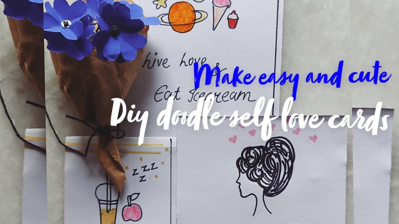 How to make doodle card | DOODLE ART | HOW TO MAKE DOODLE CARD STEP BY ...
