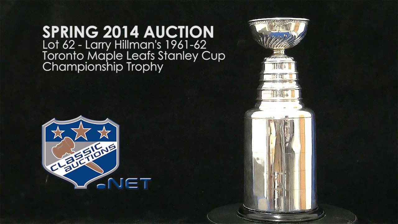 Larry Hillman's 1961-62 Toronto Maple Leafs Stanley Cup Championship ...